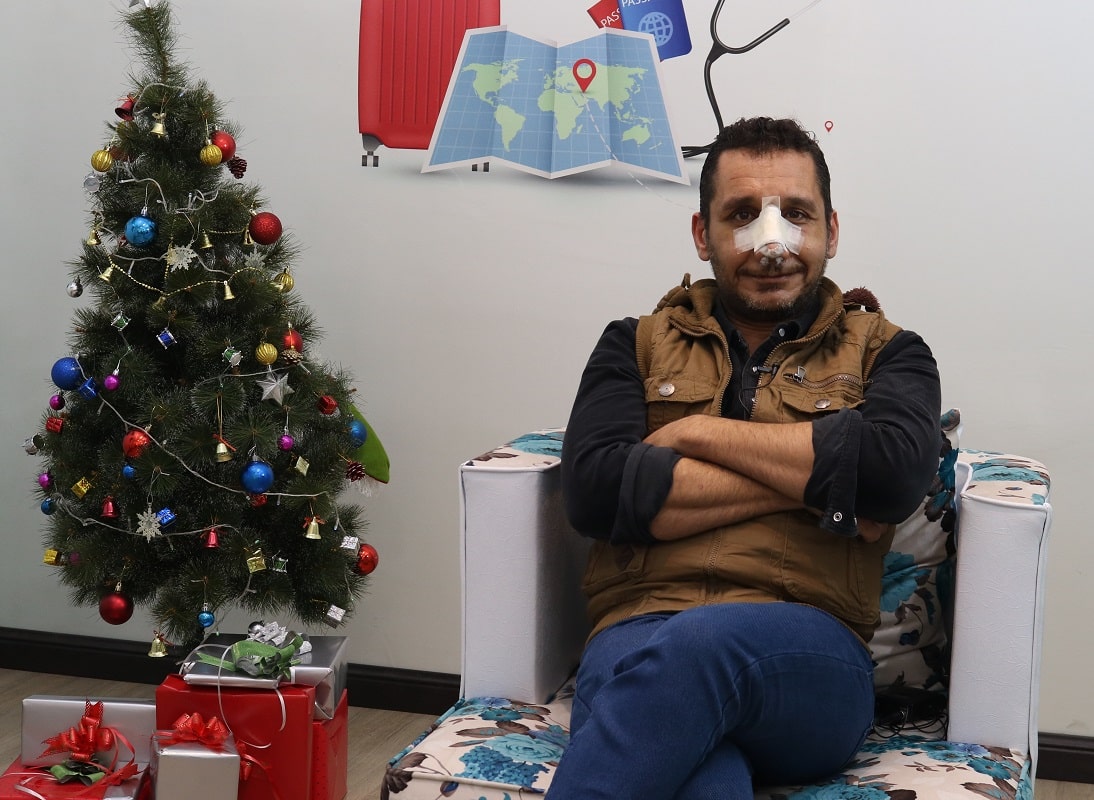 Iraqi Patient Underwent Nose Surgery to Correct Nasal Septum Deviation